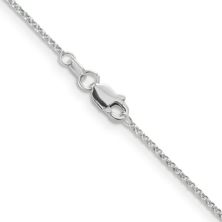 Rolo 1MM White Gold Link Chain – SHOPKURY.COM