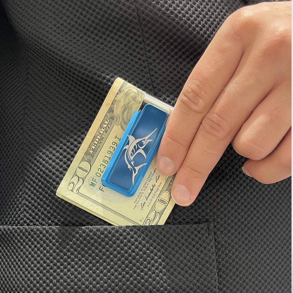 Blue Money Clip – SHOPKURY.COM