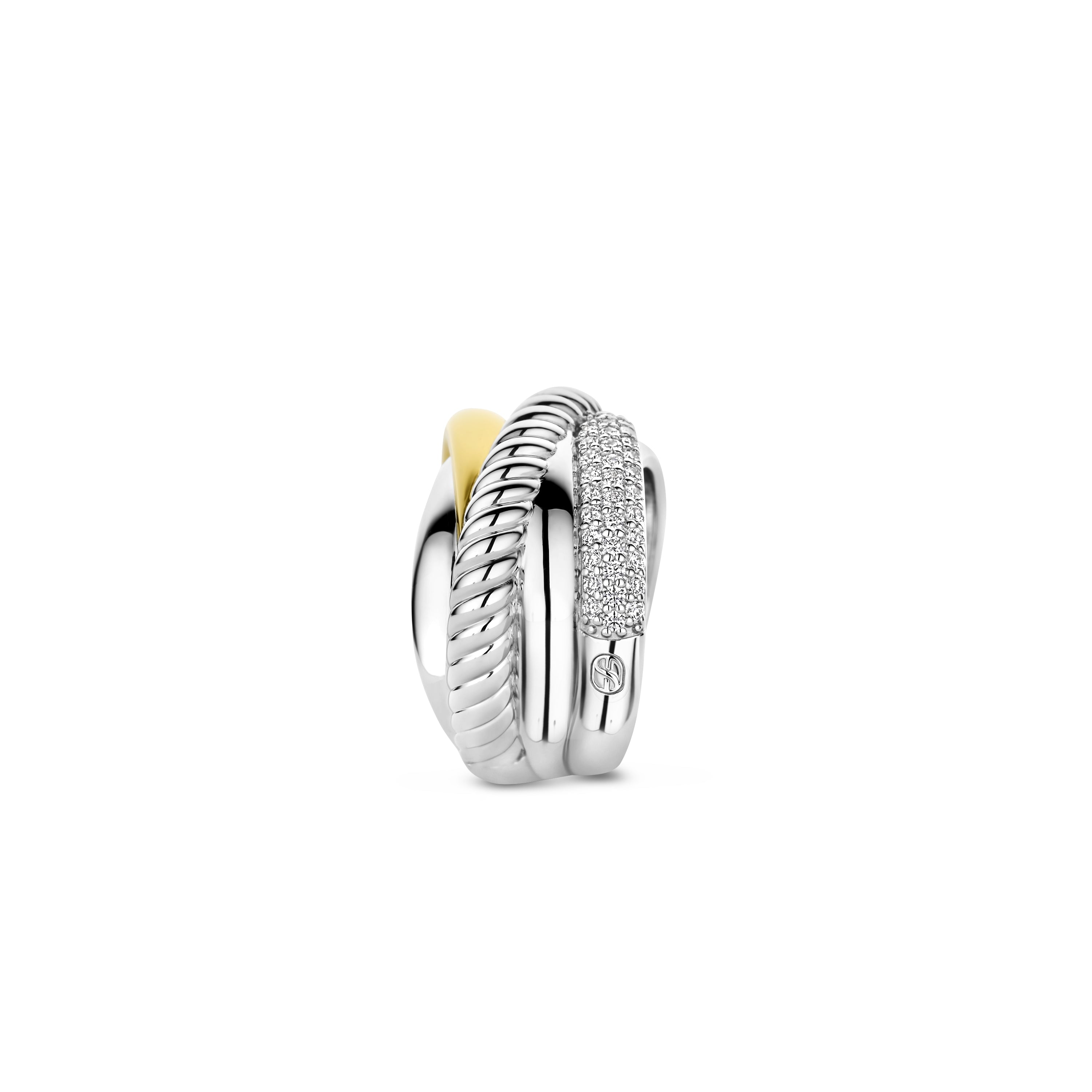 Wrap Two Tone Textures Ring – SHOPKURY.COM
