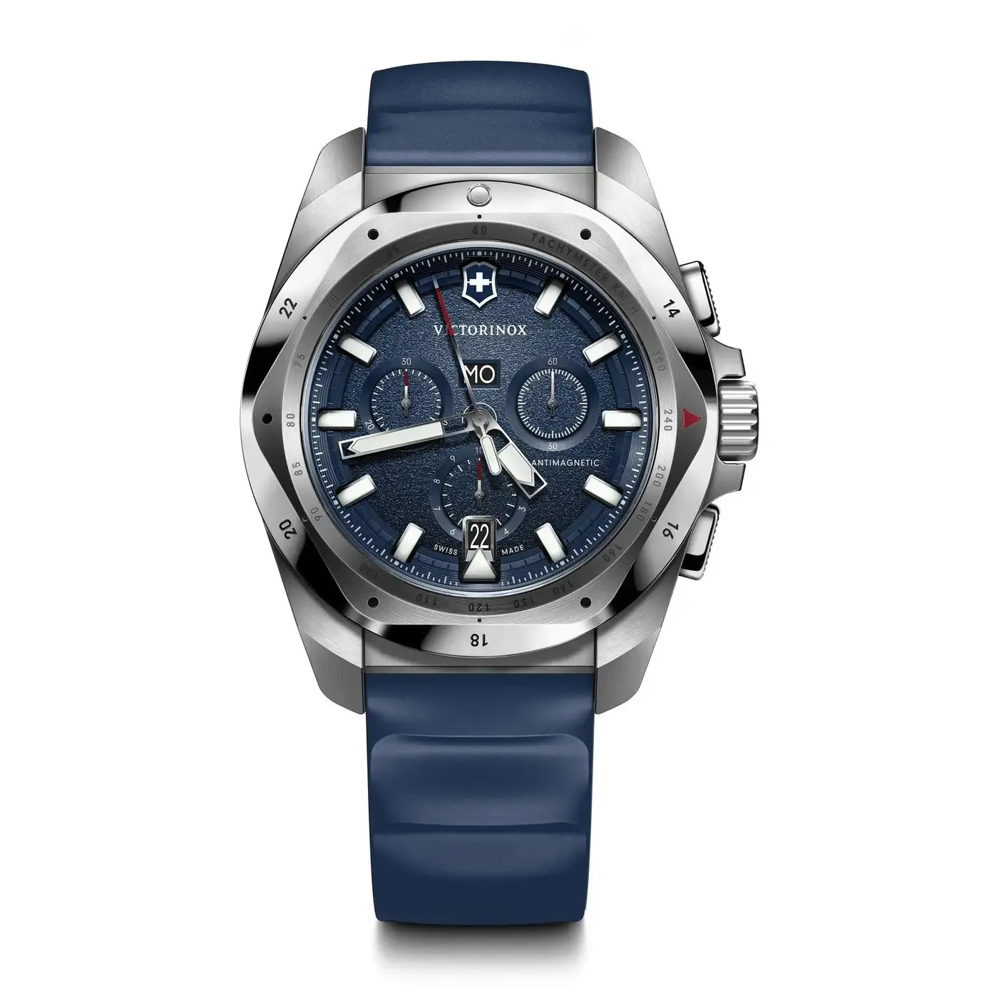 Inox Chronograph Blue/Steel 43MM Watch – SHOPKURY.COM
