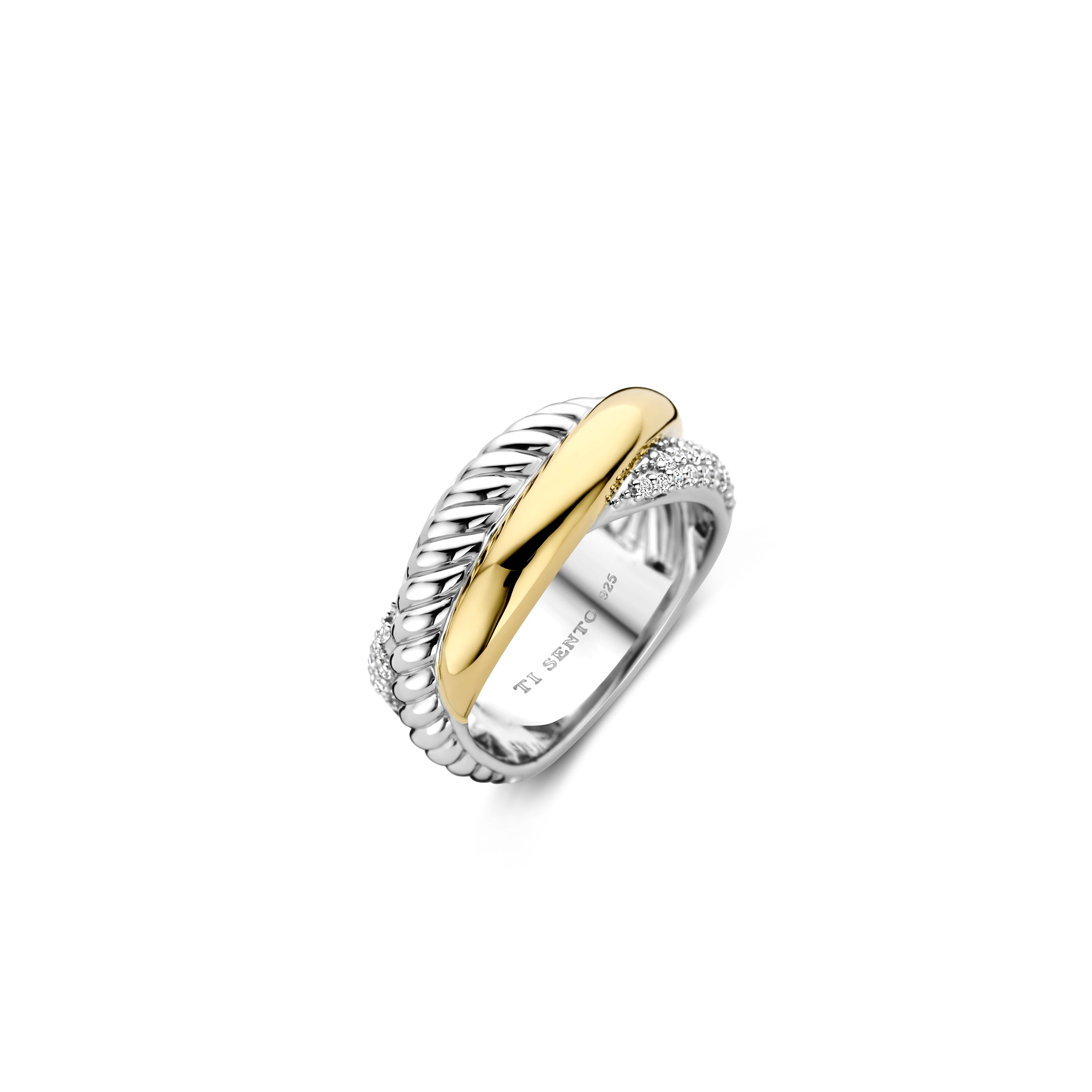 Triple Wrap Two Tone Ring – SHOPKURY.COM