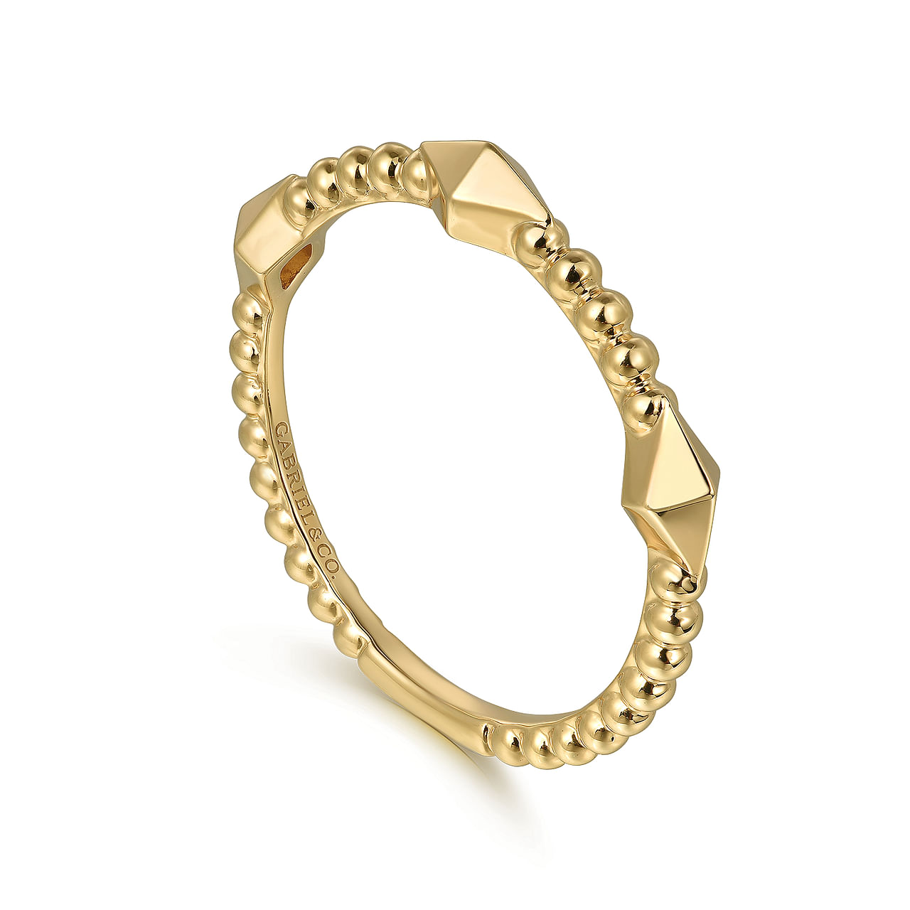 Pyramid Beaded Classic Ring – SHOPKURY.COM