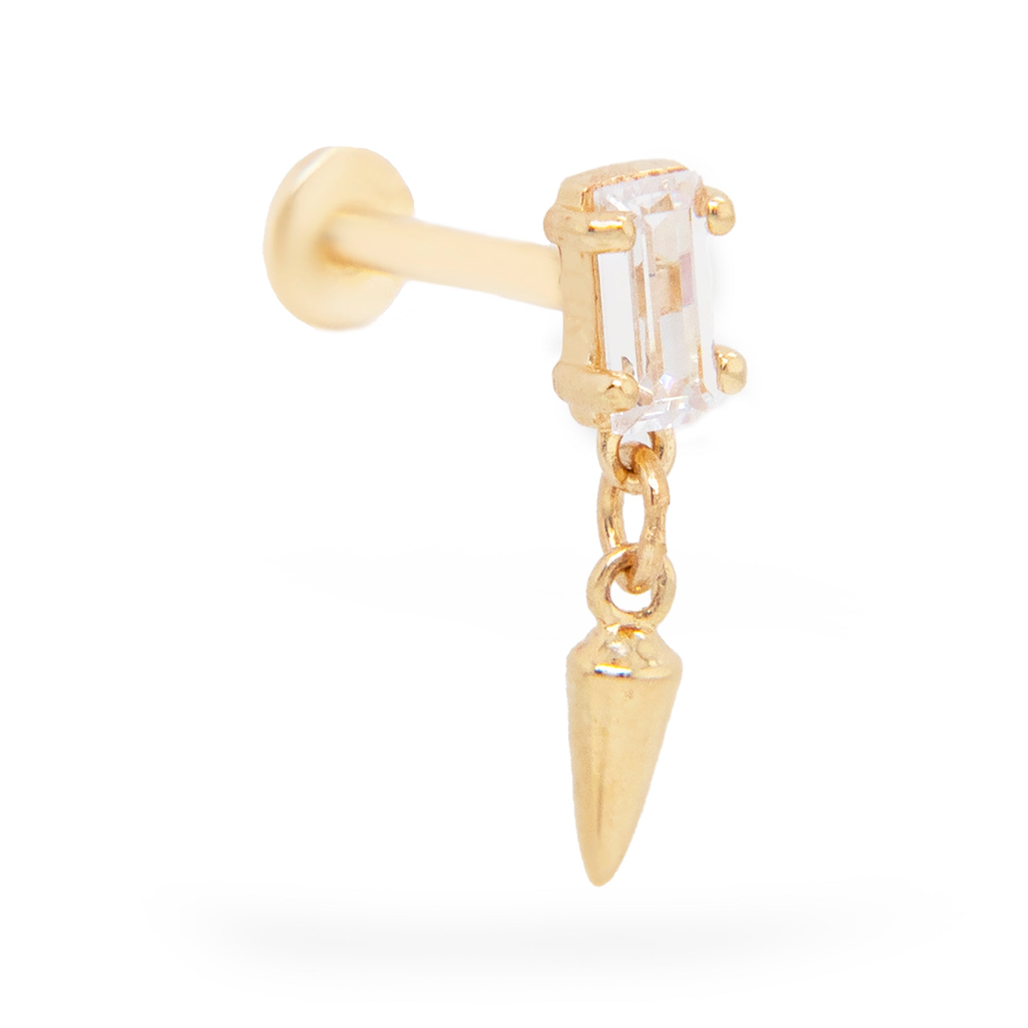 Emerald Dagger Cartilage Single Earring – SHOPKURY.COM