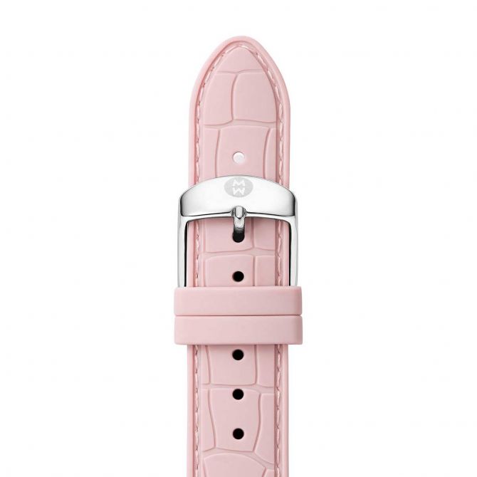18MM Blush Pink Embossed Silicone Strap – SHOPKURY.COM