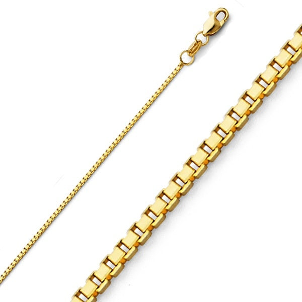 Solid Box Chain 1MM – SHOPKURY.COM