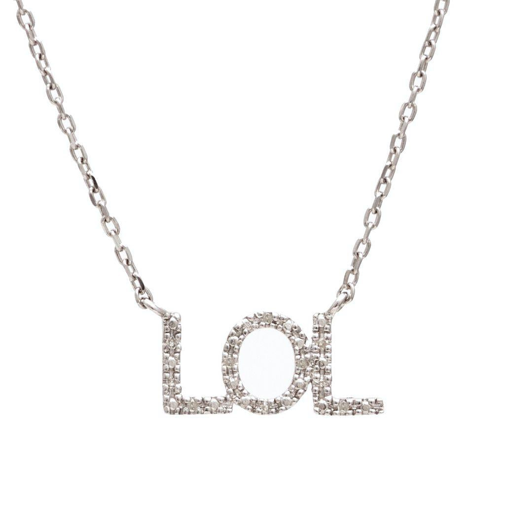 LOL Diamond Necklace – SHOPKURY.COM