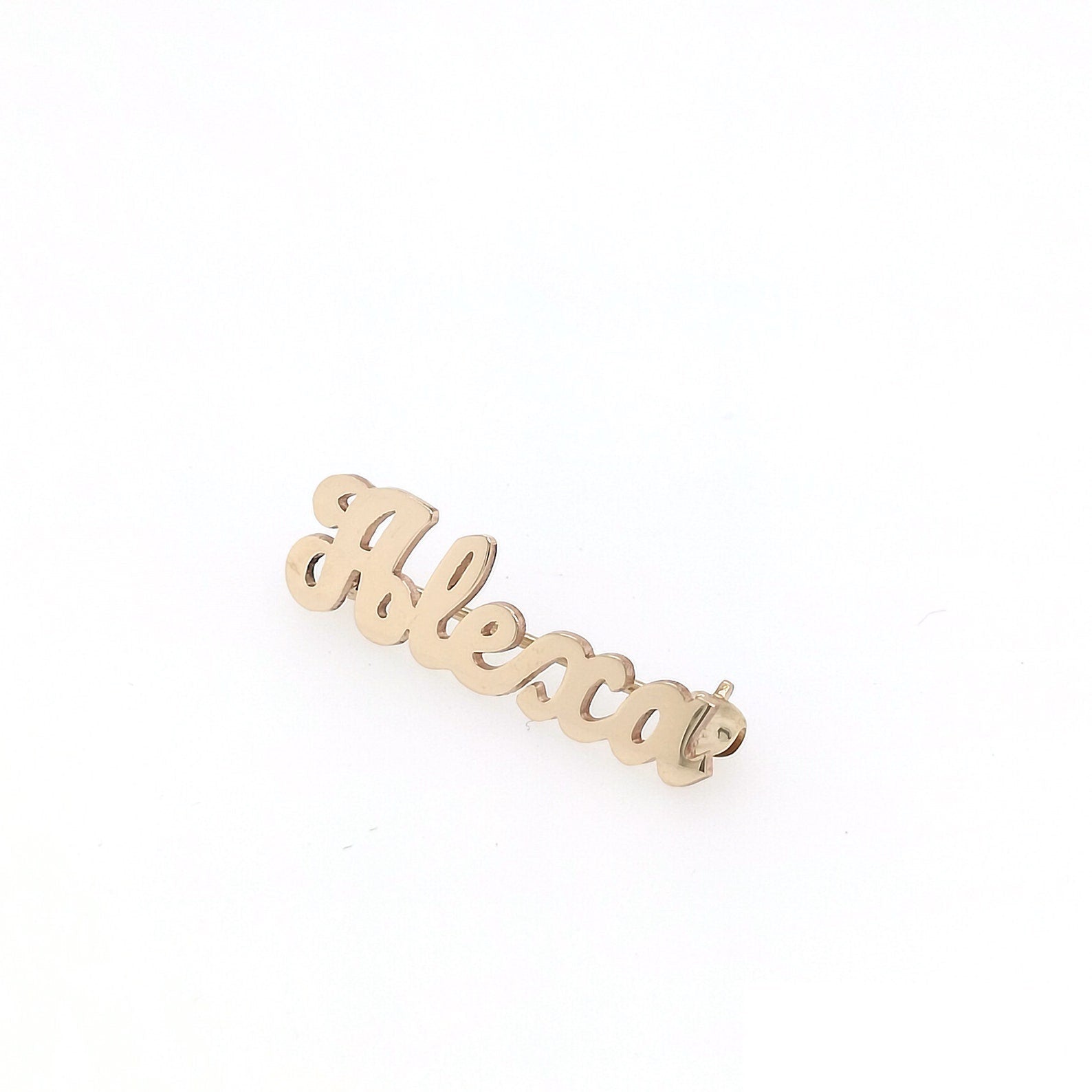 Custom Name Baby Pin in Solid 14K Gold – SHOPKURY.COM